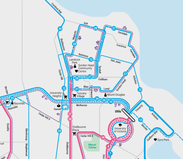 Work in Progress – Victoria Frequent Transit Map → Owen Lett